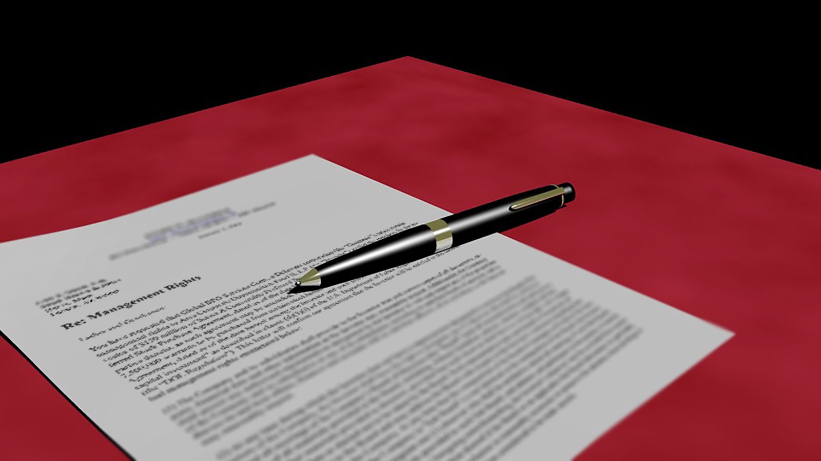 What is a Management Rights Letter?